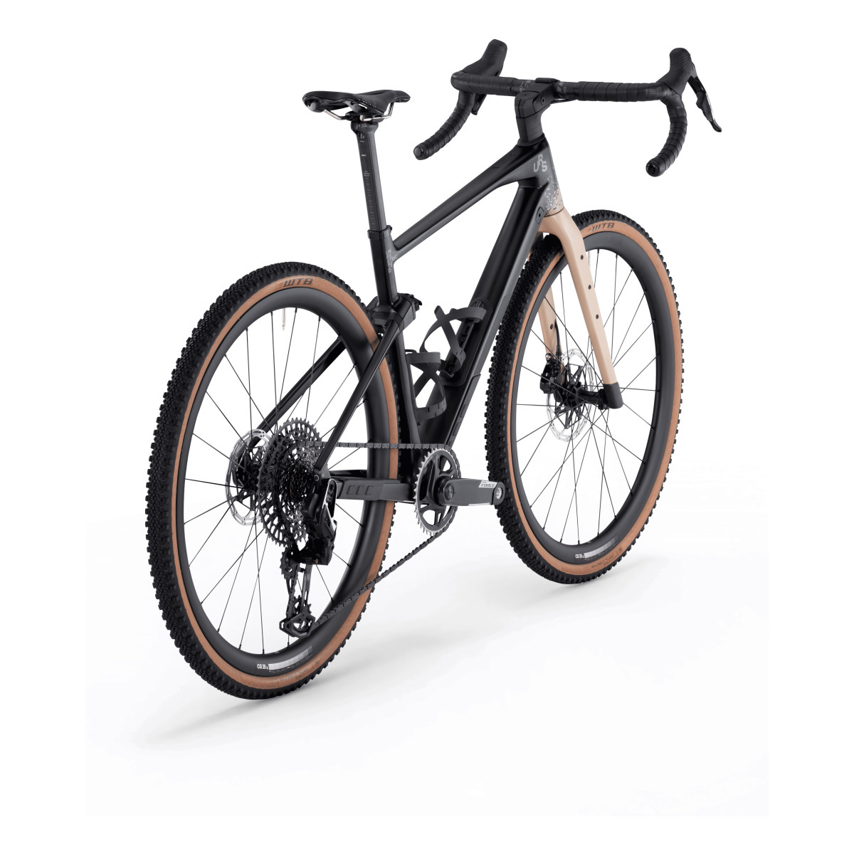 BMC UnReStricted 01 One Gravel dviratis | Carbon Black - Marrone | Velonova